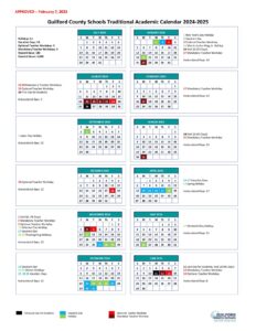 Guilford County Schools Calendar Holidays 2025-2026 PDF - School ...