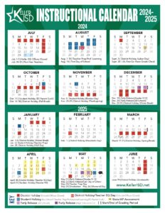Keller Independent School District Calendar 2025-2026 (KISD)