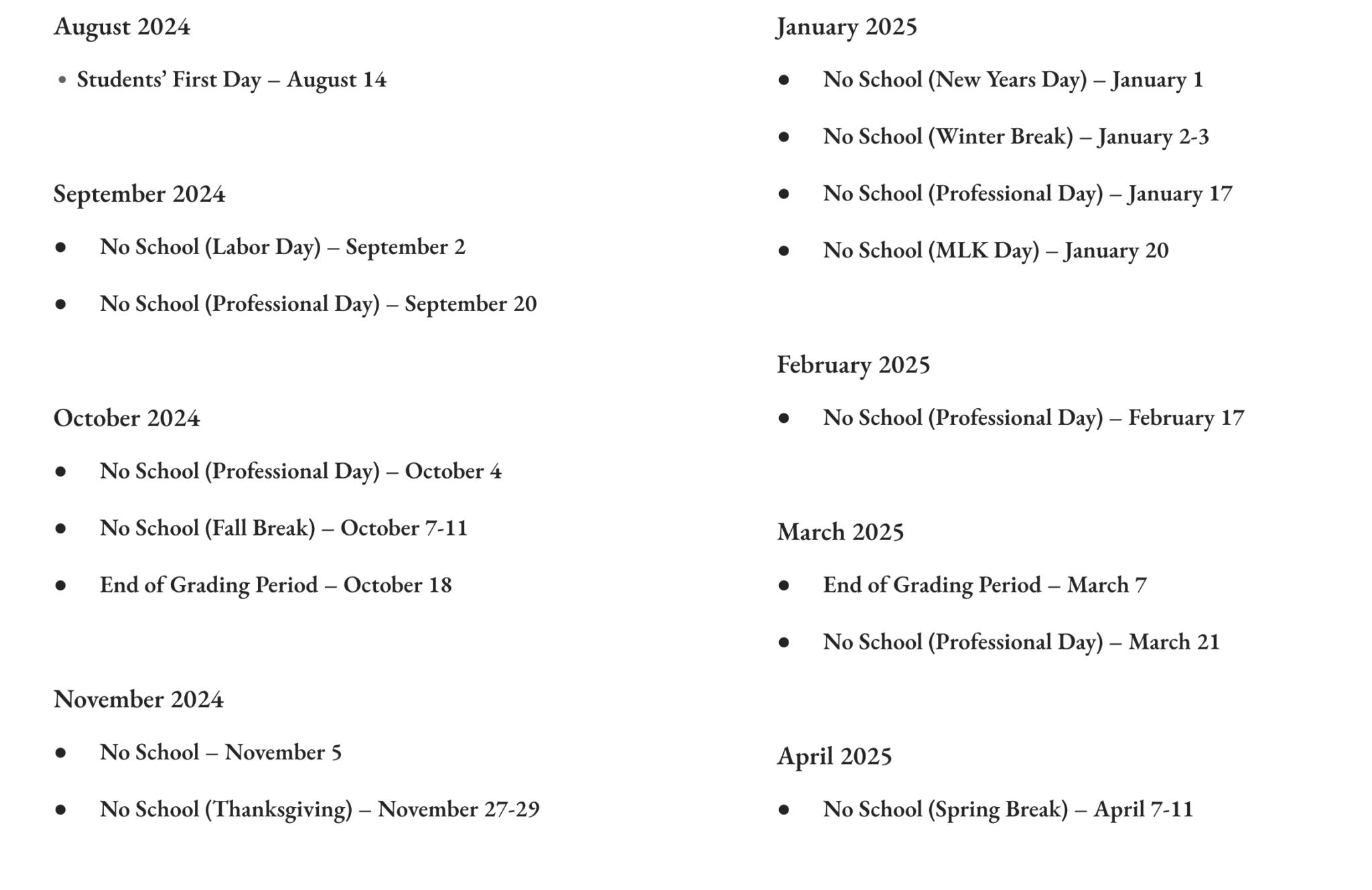 Madison County Schools Calendar 2025-2026 (Kentucky)